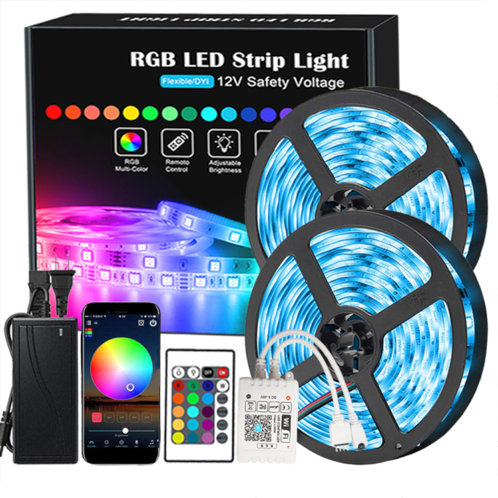 Xidio Smart LED Strip met remote & app bediening (iOS & Android) - 10 ...